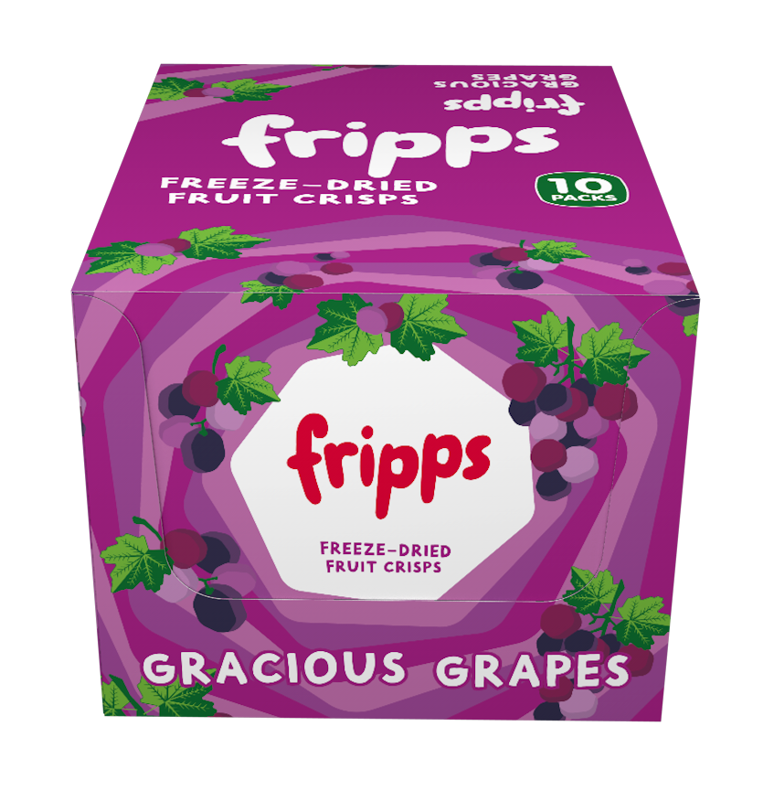 Fripps Freeze-dried grape crisps - Gracious Grapes | Better Bites